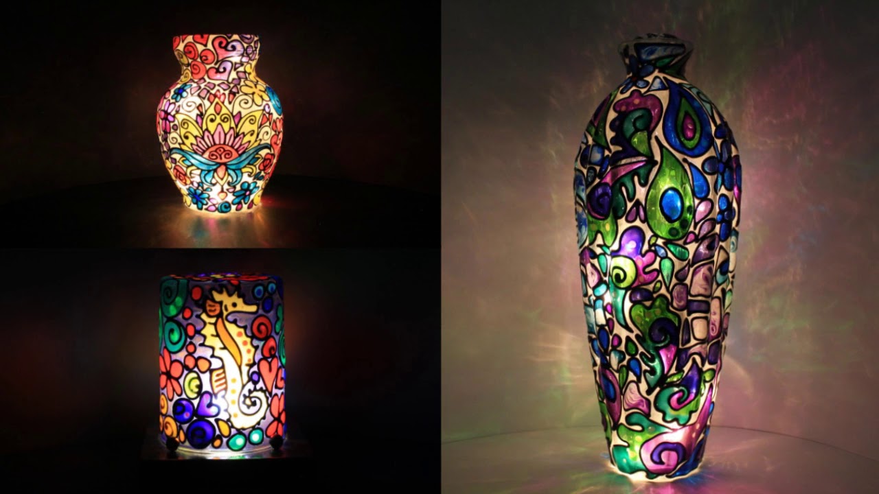 Randam-Art-Light-and-Color-Painted-Glass-Lamps - INSCMagazine