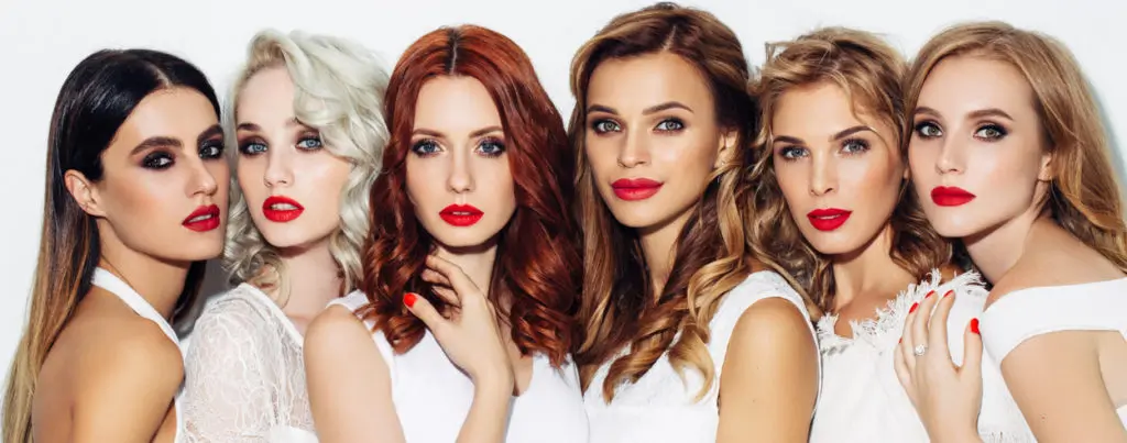 Six beautiful girls with make-up - INSCMagazine