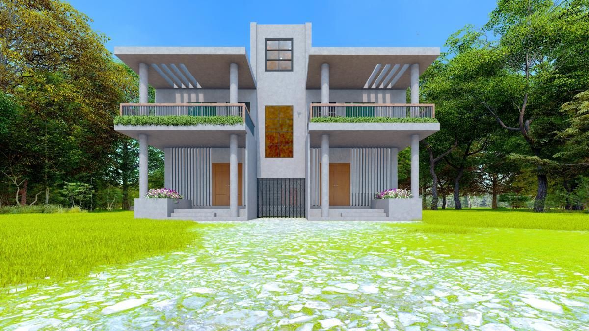 Double-Story Duplex Designs: A Stylish and Space-Efficient Choice ...